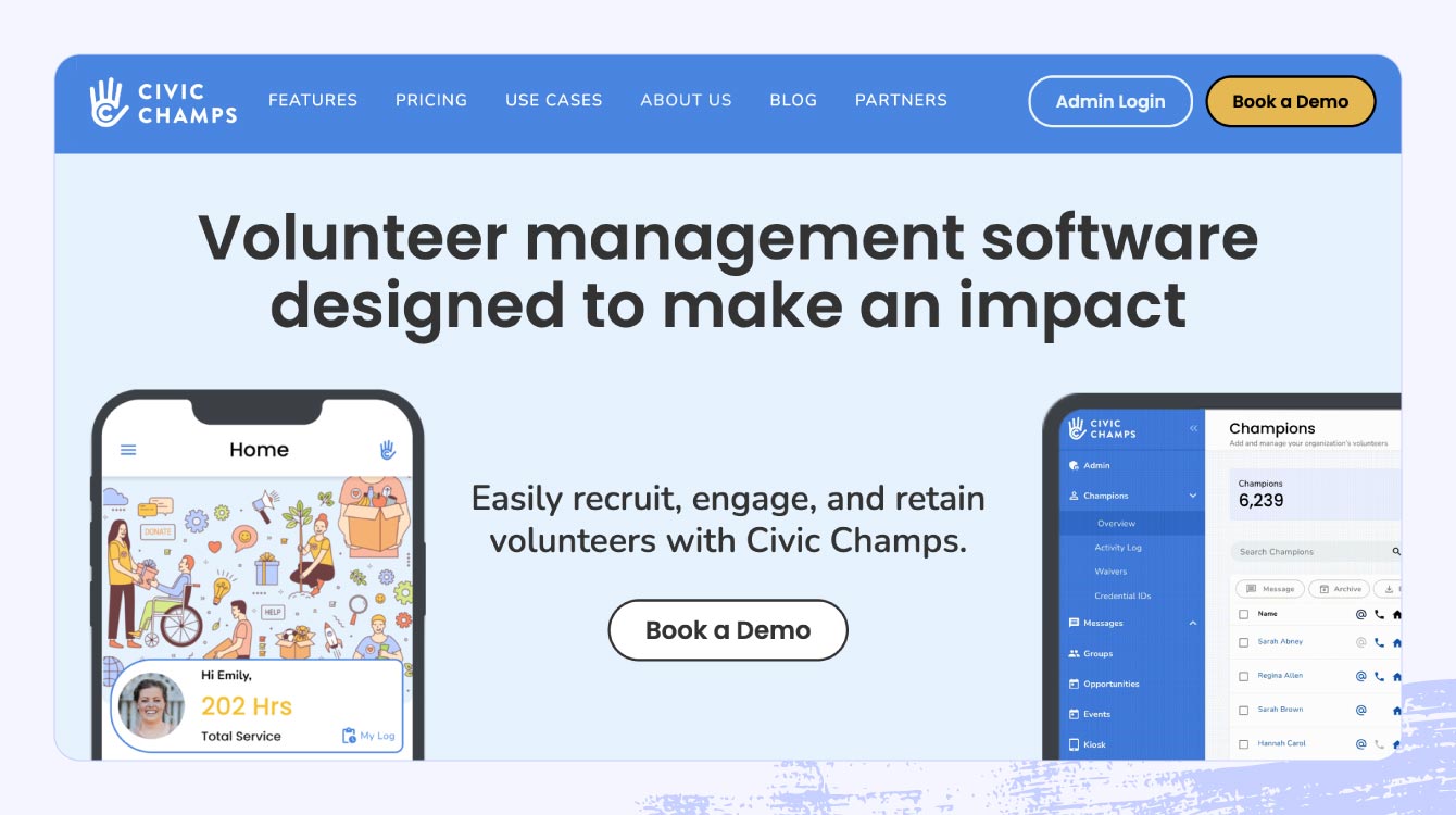 19 best volunteer management solutions for nonprofits | Bonterra Tech