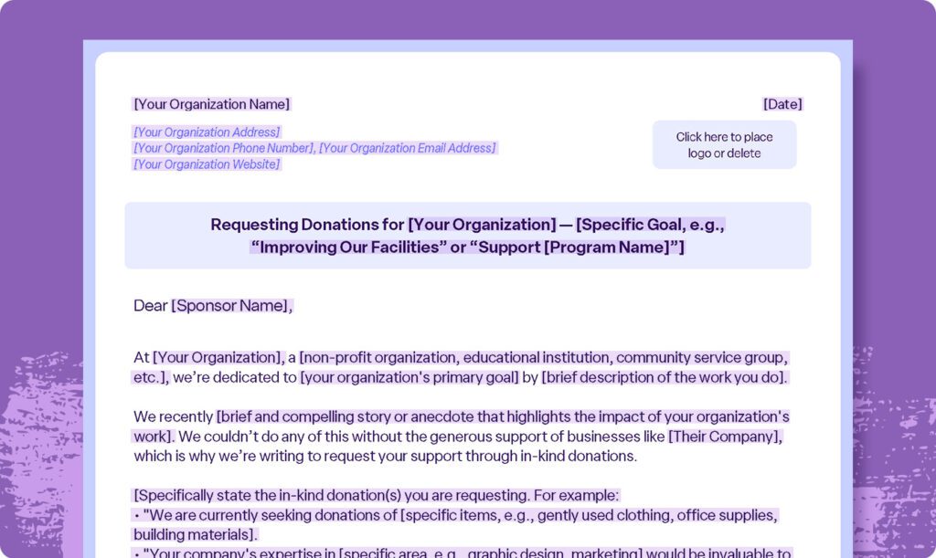 7 Sponsorship Letter Templates + How To Write Your Own